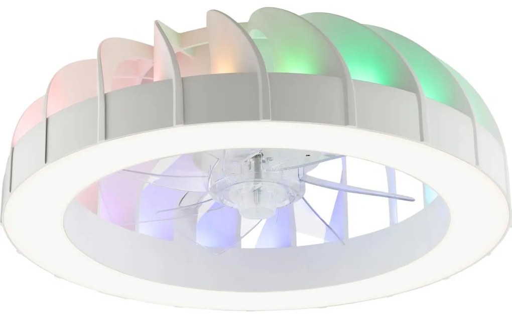 Brilliant - LED RGBW Stropní ventilátor se světlem FANORA LED/30W/230V + DO