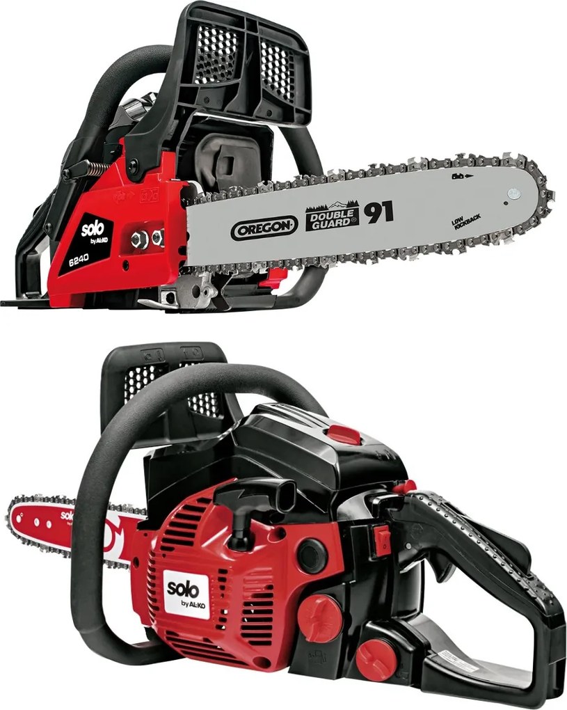 AL-KO Solo 6240 Classic Benzínová řetězová pila s lištou Oregon 40 cm, výkon 1,5 kW (127392) – Servis ČR