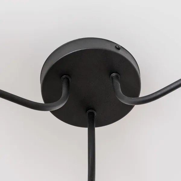 Přisazený lustr ALBA 3xE27/15W/230V šedá