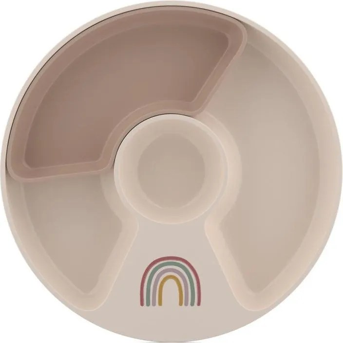 Plastová dětská jídelní sada 3 ks Sunshine &amp; Rainbow – Mepal