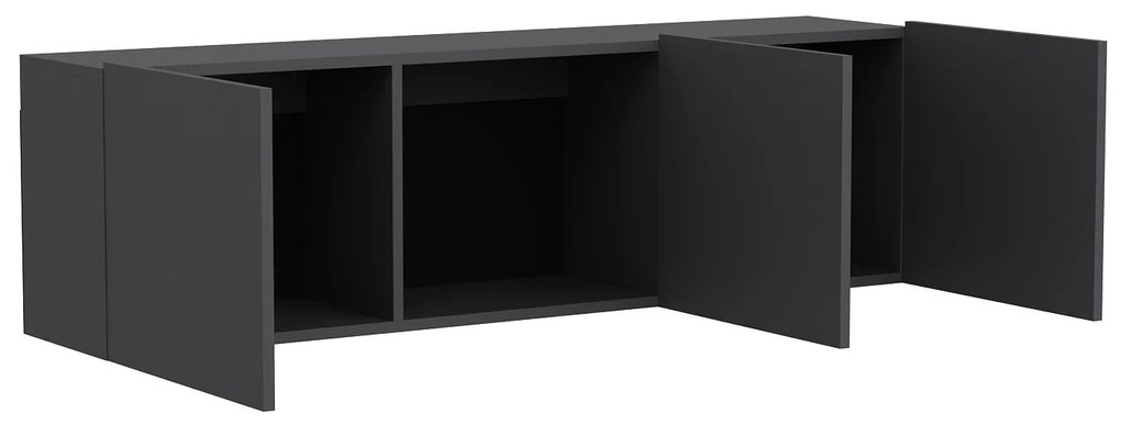 Kalune design TV stolek WHITE antracitový