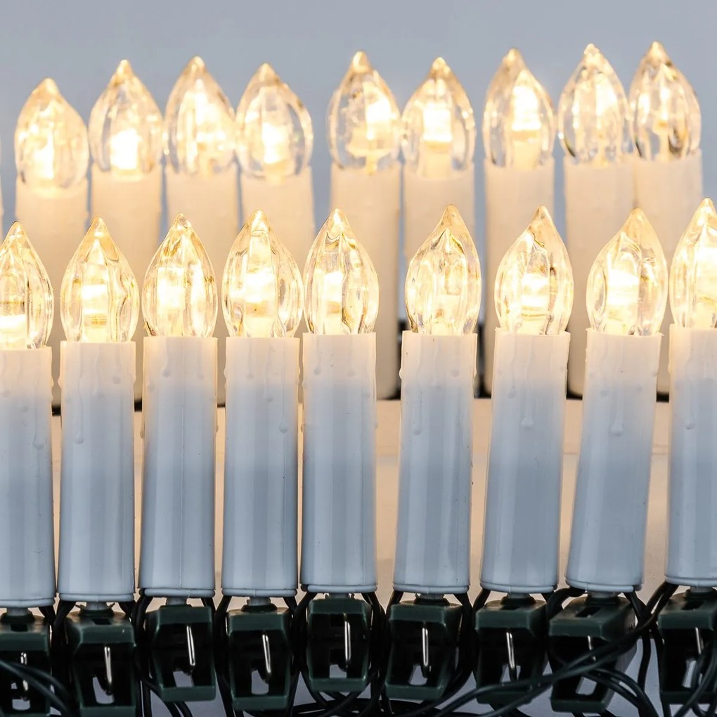 Vánoční světelný LED řetěz Candle Lights, 30 LED svíček