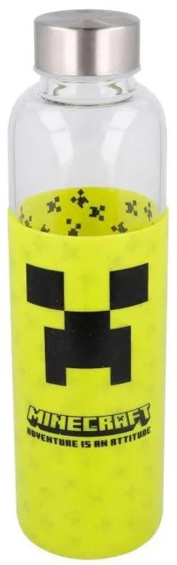 SKLENĚNÁ LÁHEV NA PITÍ MINECRAFT, 585 ml Velikost: uni