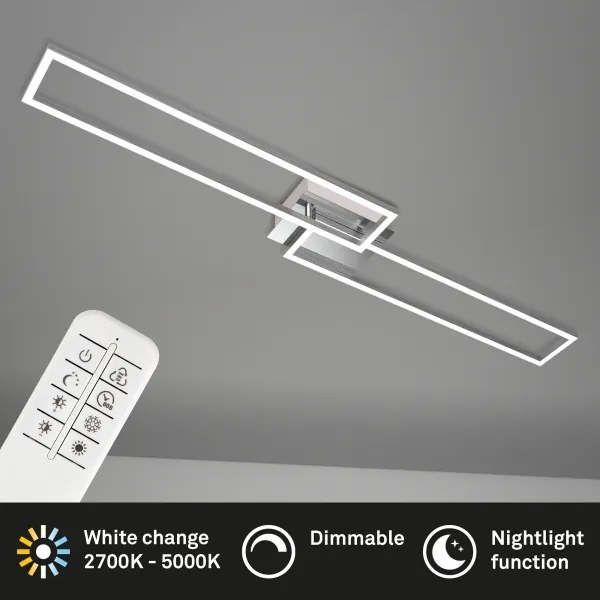 Brilo - LED Stmívatelný přisazený lustr FRAME 2xLED/20W/230V + DO