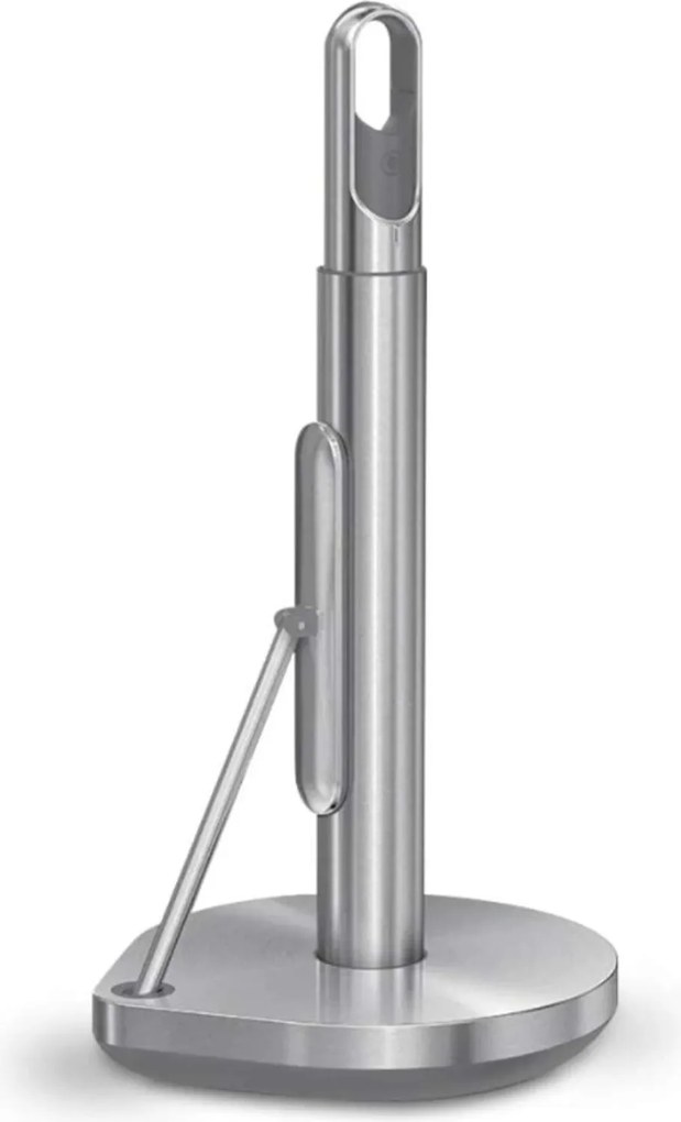 Simplehuman - Držák kuchyňských rolí, s pumpičkou, matná nerez KT1196