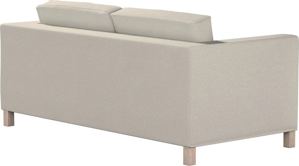 Potah na pohovku IKEA Karlanda rozkládací, krátký barva béžová látka pletený vzor
