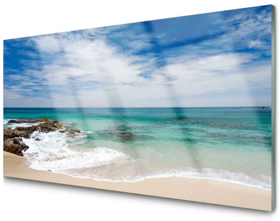 Skleněný obraz Pláž Moře Krajina
