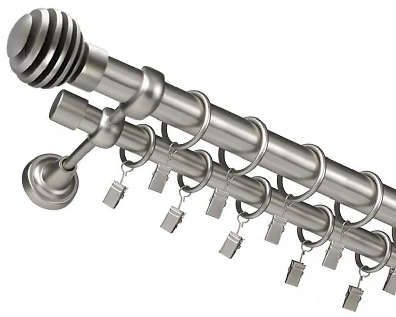 Garnýž dvouřadá 160 cm Luka Fi 25 satén