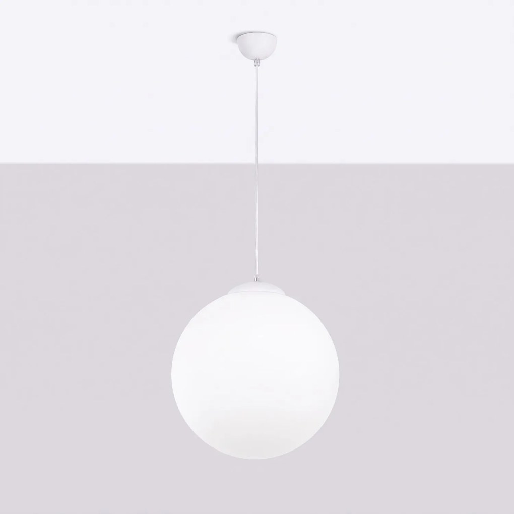 Sollux Lighting Závěsné svítidlo UGO 40 bílé