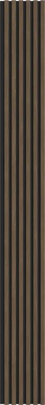 Mexen Lam-B, akustické stěnové lamely 275 × 30 cm, HDF deska 4 mm, technická dýha, ořech kakaový, S100-275307-3015-018