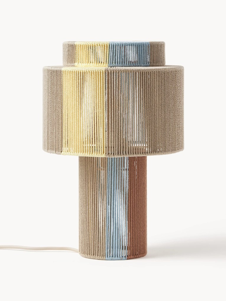 Stolní lampa z lněných nití Lace