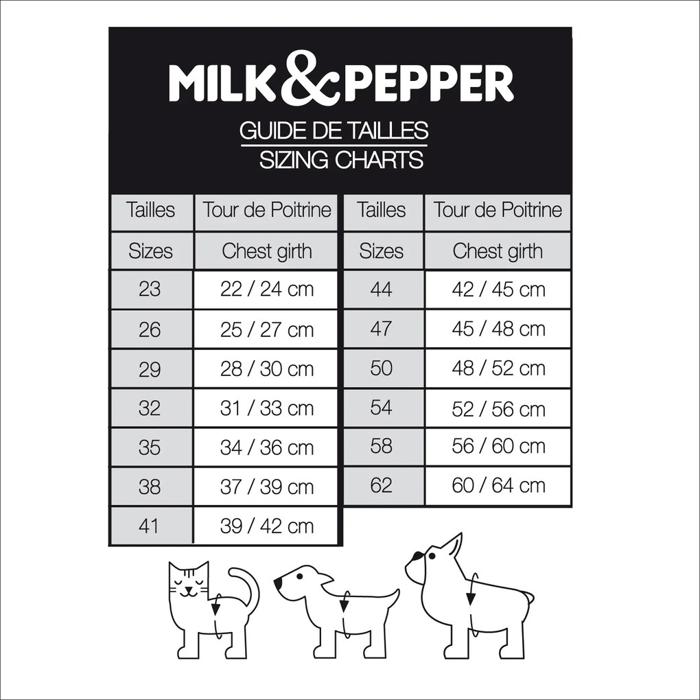 MILK&PEPPER Postroj pro psy Fuji Rose Velikost: 29
