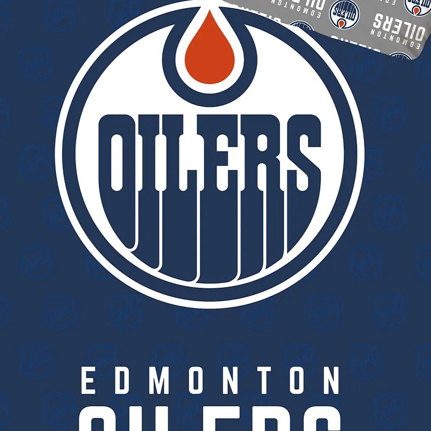 Hokejové povlečení NHL Edmonton Oilers Shields Velikost: 135x200 + 80x80 cm