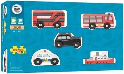 Bigjigs Rail Městská auta / od 3 let