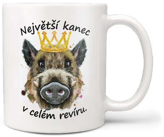 Hrnek Největší kanec (Náplň hrníčku: Žádná)