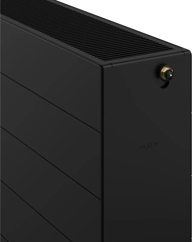 Mexen Line CCL33 deskový radiátor 900 x 1200 mm, spodní středové připojení, 3601 W, černý - W6C33L-090-120-70
