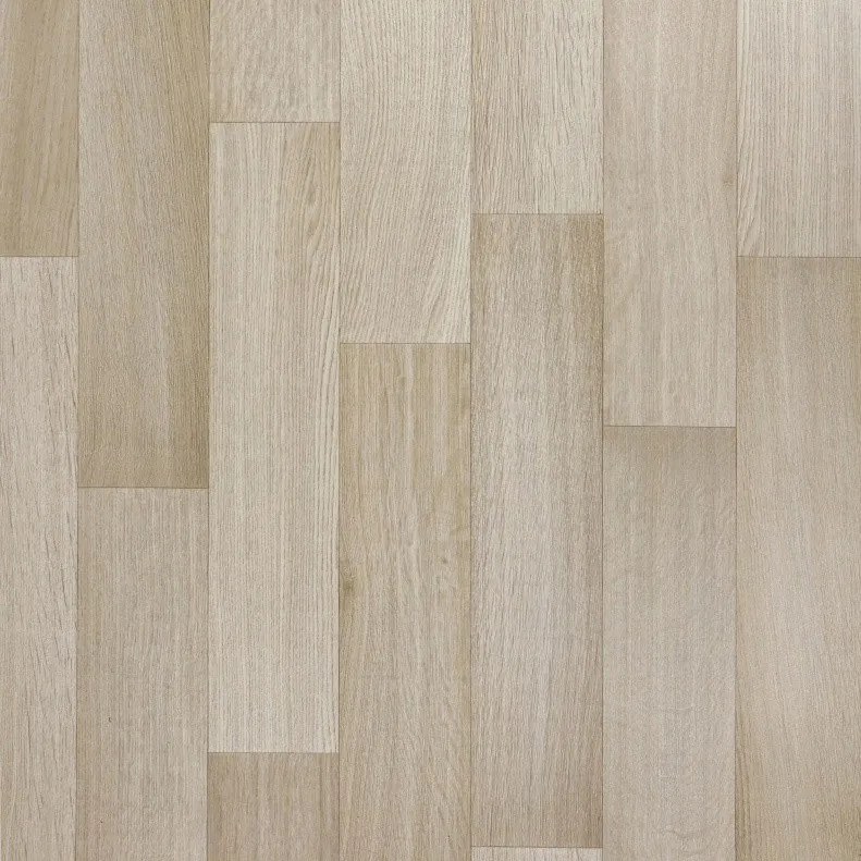 IVC group, PVC podlaha - lino March wood 2203, na míru, šíře 4m, béžová, bez podkladu, dětský pokoj