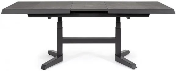 BIZZOTTO Rozkládací zahradní stůl ROBERT 143/183x88 cm černý 0663349