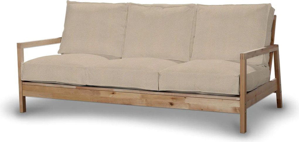 Potah na pohovku IKEA  Lillberg 3-místná nerozkládací barva béžová látka pletený vzor