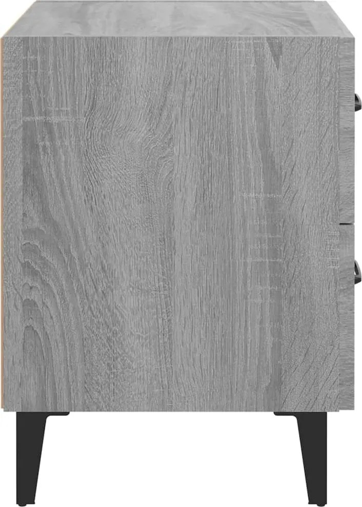 vidaXL Noční stolek 40 x 35 x 47,5 cm [817293] Barva: bílá s vysokým leskem