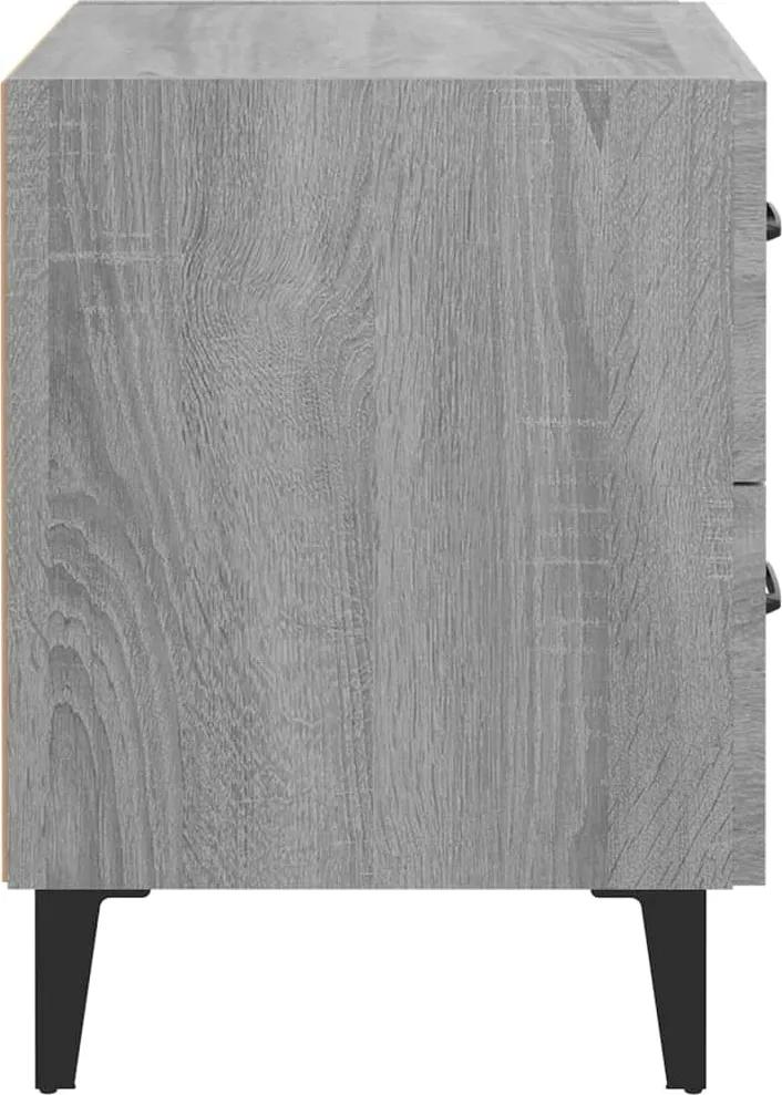 vidaXL Noční stolek 40 x 35 x 47,5 cm [817293] Barva: hnědý dub