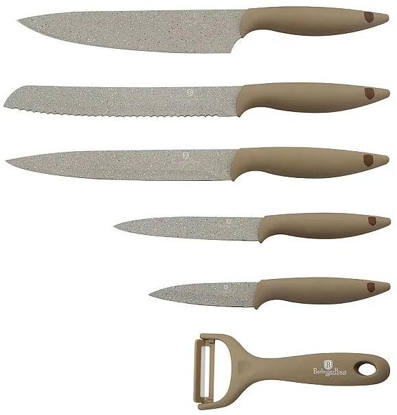 Sada nožů s mramorovým povrchem 6 ks Stone Touch Line
