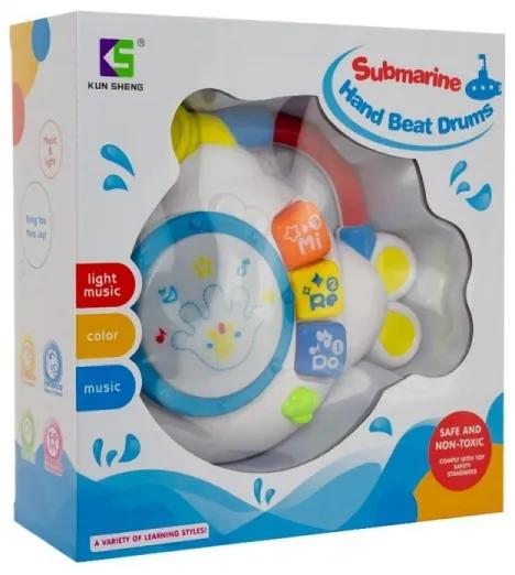 Euro Baby Interaktivní hračka s melodií bubínek - Ponorka