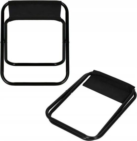 Turistická skládací židle SPRINGOS TRIP černá