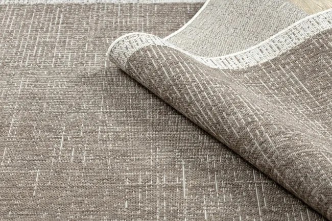 Koberec SIZAL FLOORLUX 20401 Ramka taupe / šampan