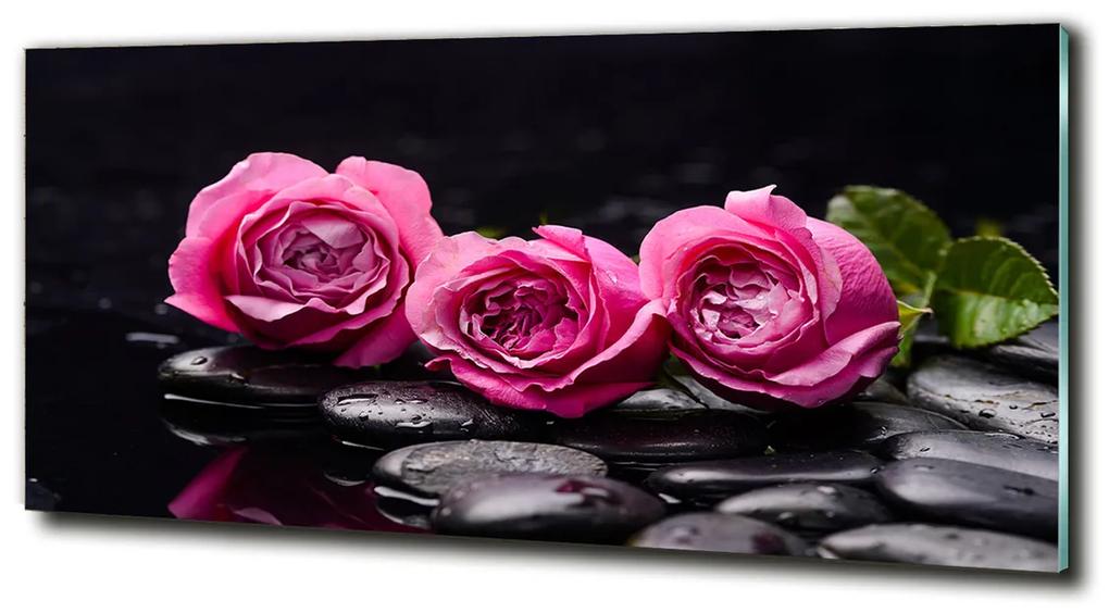 Foto-obrah sklo tvrzené Růžové růže
