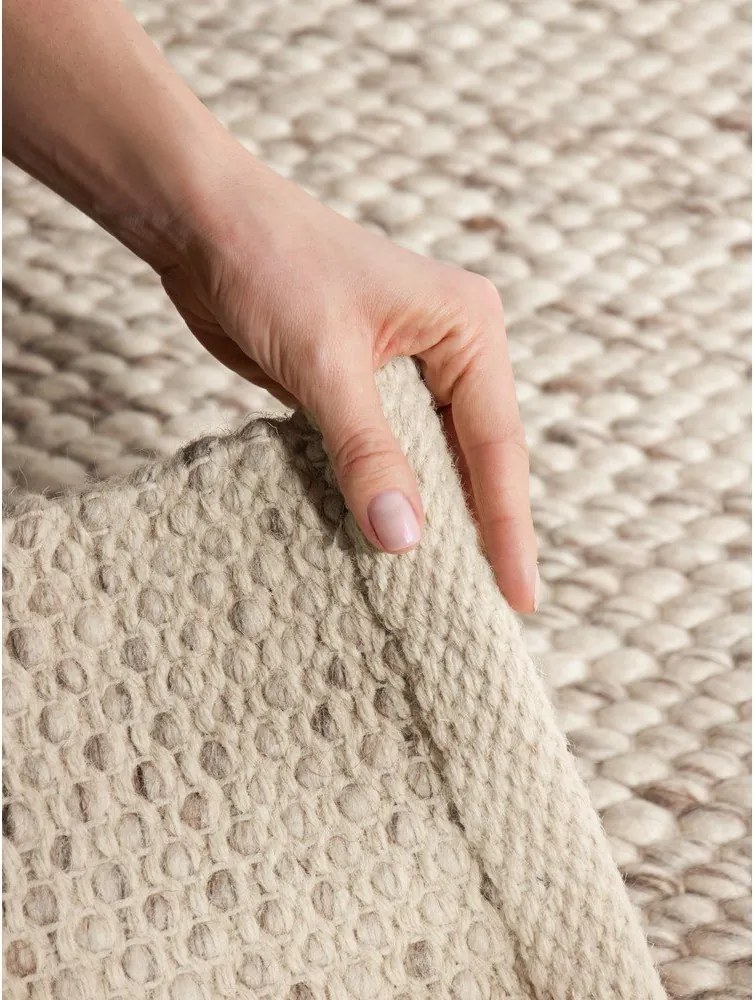 Béžový/v přírodní barvě ručně tkaný vlněný koberec 200x290 cm Lyon Beans – Elle Decoration