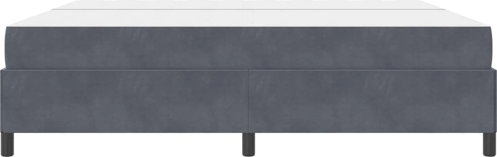 Rám postele Tmavě šedá 200 x 200 cm textil 3399085