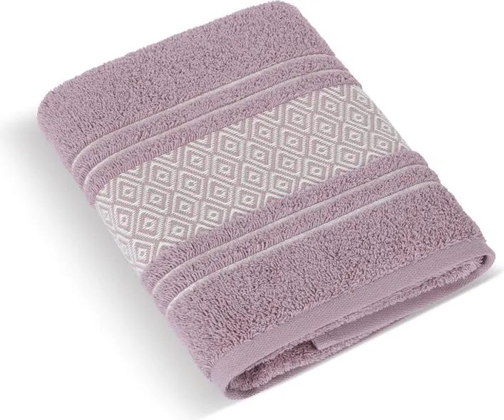 Bellatex Froté ručník a osuška Mozaika Růžová 50x100 cm