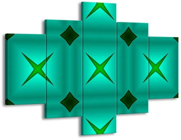 Hvězdice zelená 100x70 cm