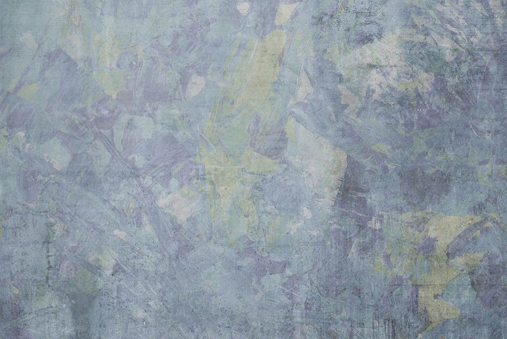 DIMEX | Vliesová fototapeta Abstrakt modrá malba MS-5-0357 | 375 x 250 cm| modrá