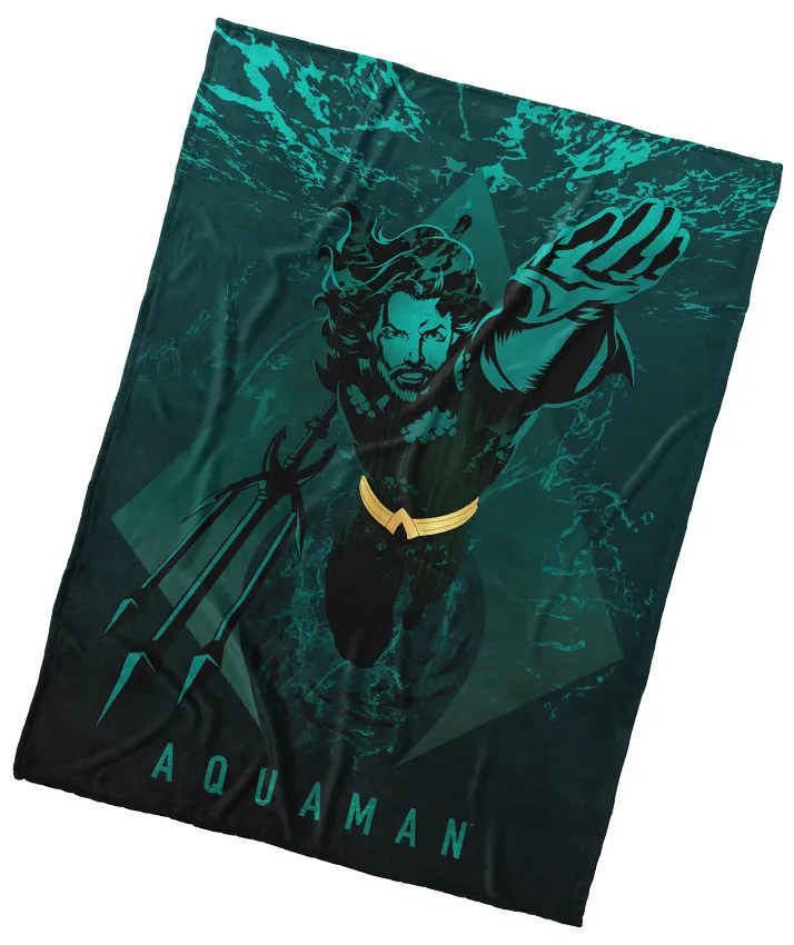 Mikroplyšová deka Mikroplyšová deka Aquaman Ztracené Království 150x200 cm