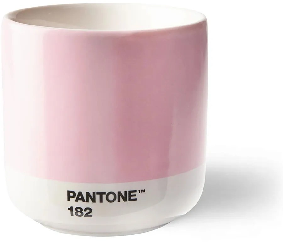 Světle růžový porcelánový šálek na cappuccino 175 ml Light Pink 182 – Pantone