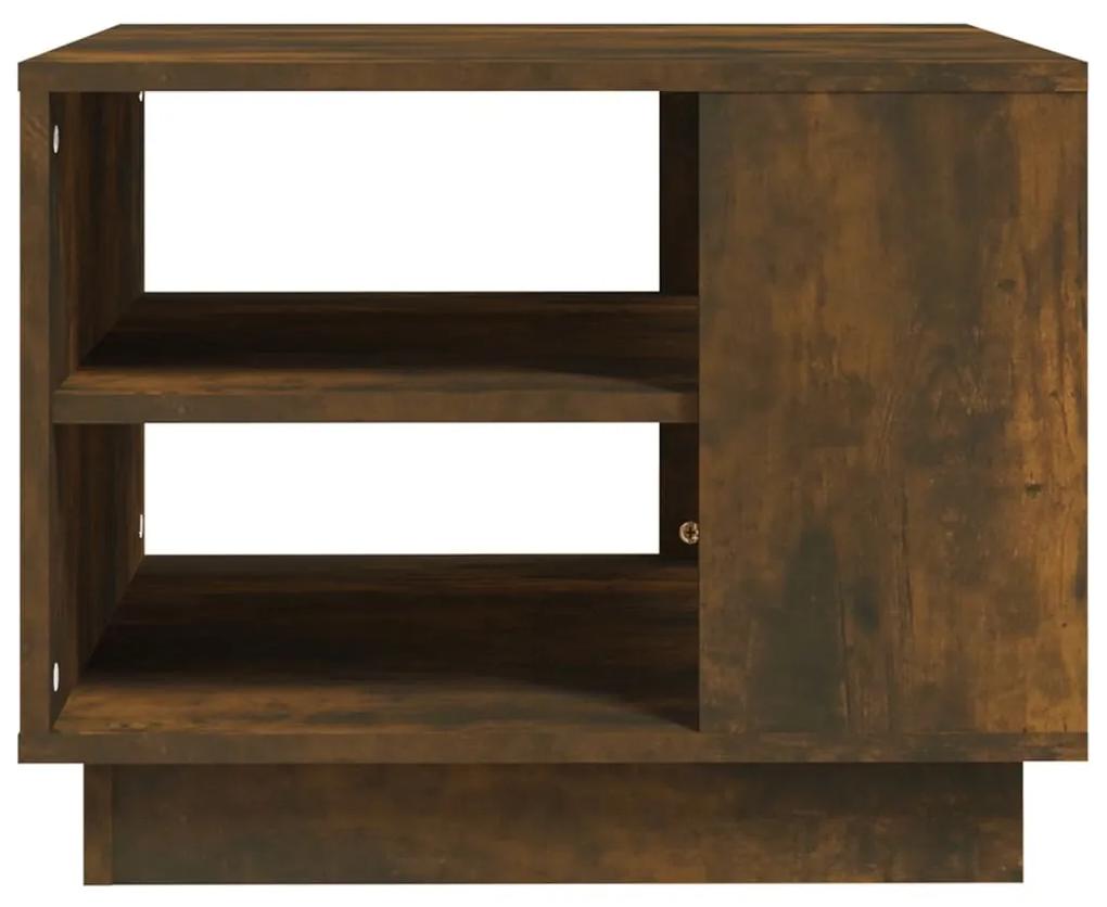 Konferenční stolek kouřový dub 55 x 55 x 43 cm kompozitní dřevo