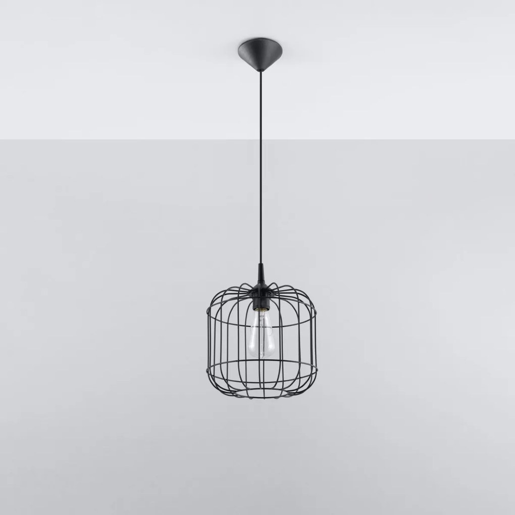 Sollux Lighting Závěsné svítidlo CELTA černé