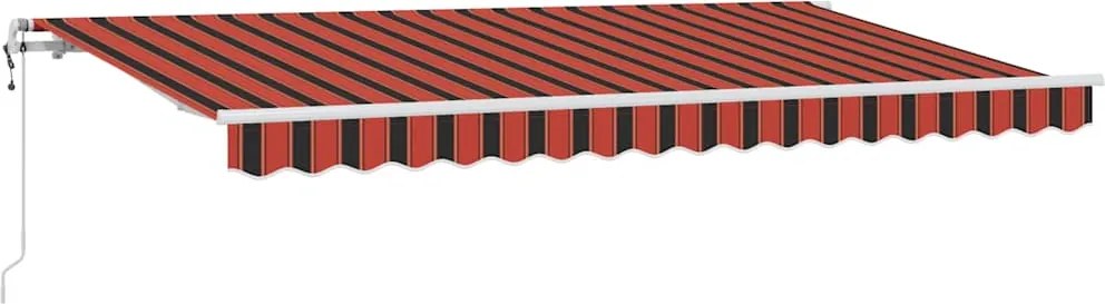 Stahovací markýza Oranžová 350 x 200 cm textil 3329665