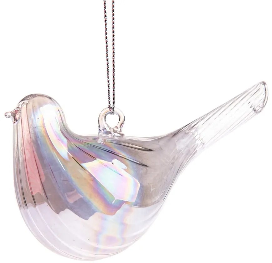 Skleněná vánoční ozdoba 6 cm Bird – Dakls
