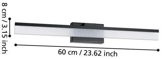 Eglo 900845 - LED Koupelnové nástěnné svítidlo PALMITAL LED/11W/230V IP44