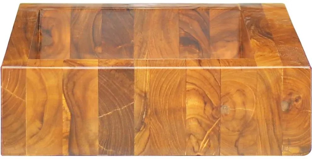 Umyvadlo masivní teak 50 x 35 x 10 cm 326163
