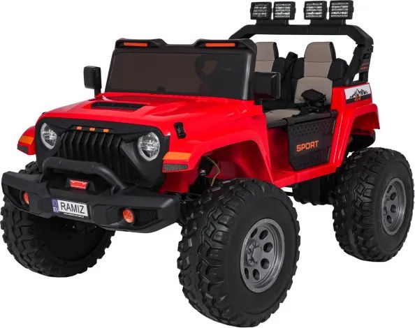 Elektrické autíčko Extreme Sport 4x4 červené
