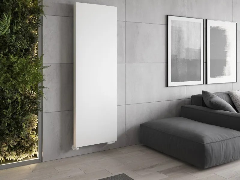 Mexen Flat VS20S deskový radiátor 1600 x 400 mm, spodní středové připojení, 794 W, bílý - W6VS20S-160-040-00