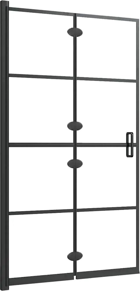 Skládací sprchový kout ESG 80 x 140 cm černý 150743
