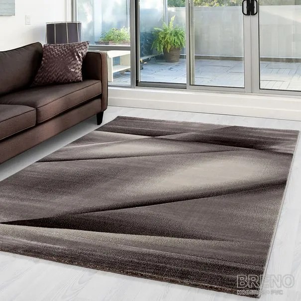 Breno Kusový koberec MIAMI 6590 Brown, 160x230 cm, Hnědá/Vícebarevné