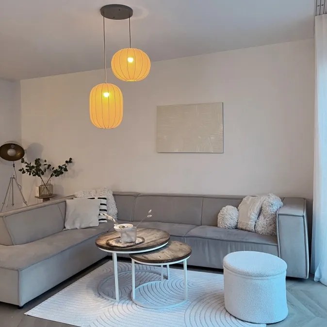 Závěsné svítidlo do obývacího pokoje Yapan Style 24 Dark Taupe