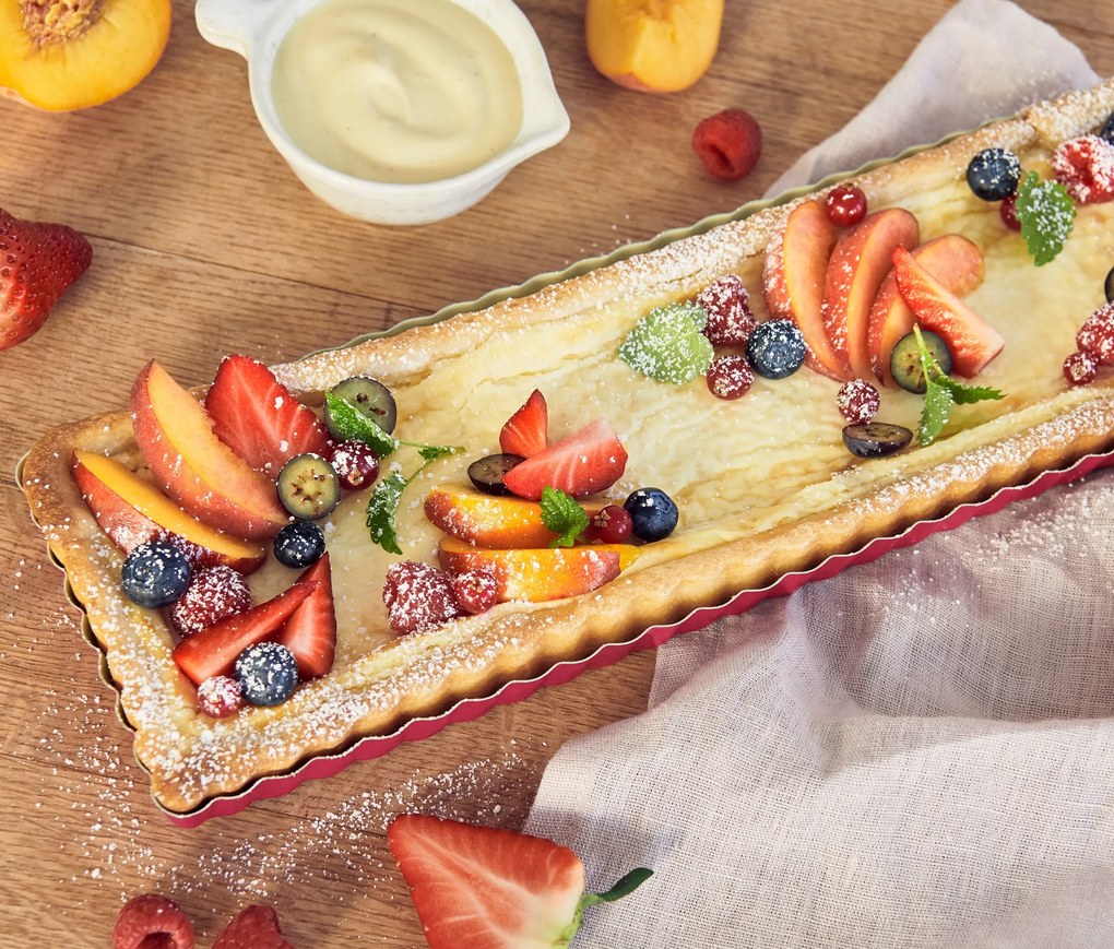 Tchibo - Forma na tarte - barva: bílá