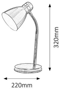 Rabalux PATRIC stolní lampa 4207
